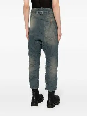 Boris Bidjan Saberi Asymmetric Drop-crotch Jeans