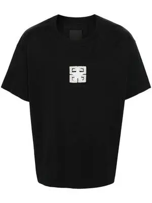 Givenchy 4g Stars Boxy Fit T-shirt In Cotton - Black