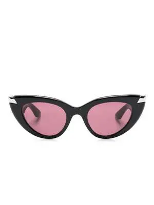 Alexander McQueen 0442s Cat-eye Sunglasses - Black