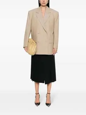 Givenchy Double-breasted Wool Blazer - Neutrals