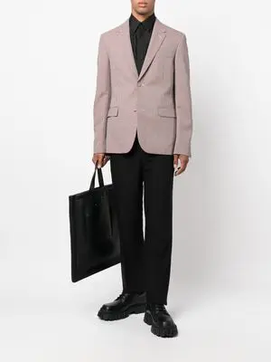 Fendi Single-breasted Houndstooth Blazer