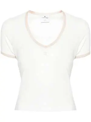 Courreges Textured T-shirts For Women