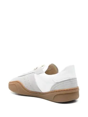 Acne Studios Panelled Leather Sneakers - Neutrals