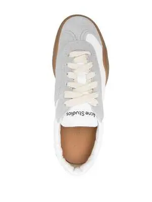 Acne Studios Panelled Leather Sneakers - Neutrals
