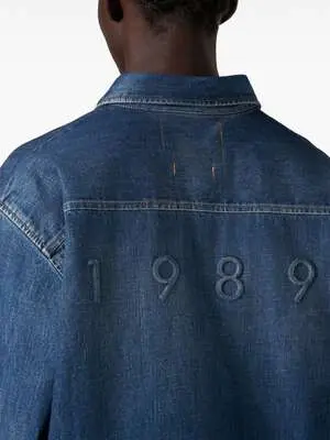 1989 STUDIO Logo-embossed Denim Shirt