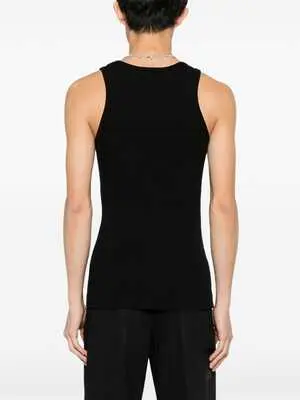 Givenchy Fine-ribbed Tank Top - Black