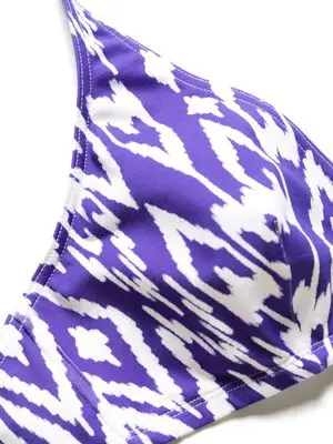 ERES Storm Abstract-print Bikini Top