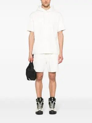 Emporio Armani Mid-rise Ribbed Track Shorts