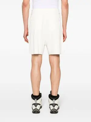 Emporio Armani Mid-rise Ribbed Track Shorts