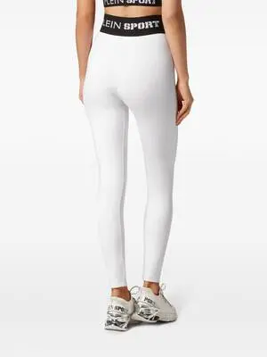 PLEIN SPORT Logo-print Performance Leggings