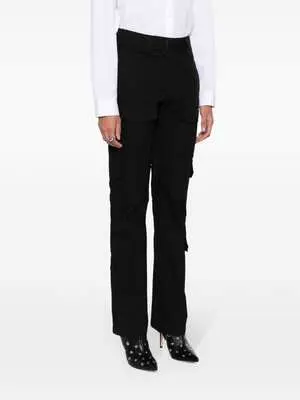 Givenchy Fine Check Pattern Cargo Trousers