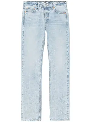 RE/DONE The Anderson Mid-rise Straight-leg Jeans