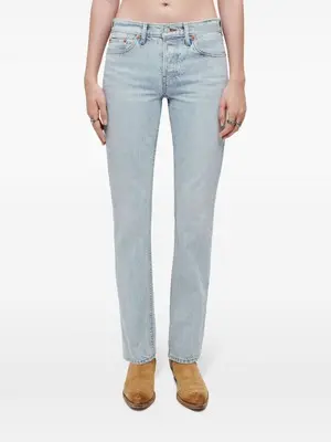 RE/DONE The Anderson Mid-rise Straight-leg Jeans