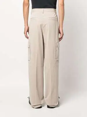 Fendi Logo-patch Wide-leg Trousers