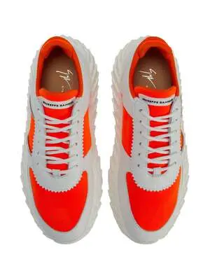 GIUSEPPE ZANOTTI Urchin Panelled Sneakers - White