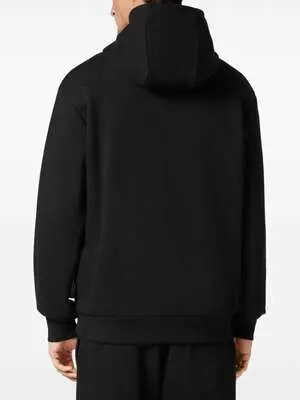 PLEIN SPORT Carbon Tiger Cotton-blend Hoodie - Black