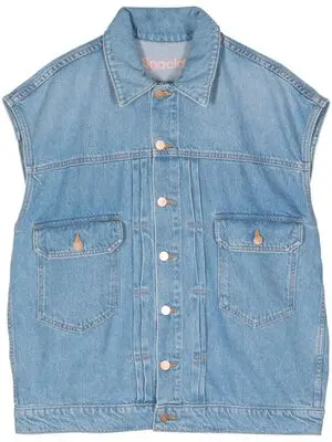 MOTHER The Big Bite Denim Vest
