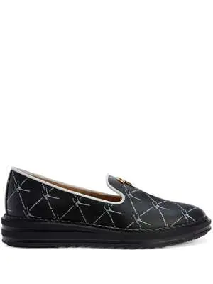 GIUSEPPE ZANOTTI Tim Logo-lettering Loafers