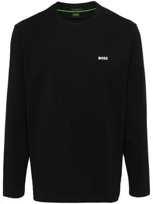 Hugo Boss Rubberised-logo Long-sleeve T-shirt