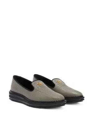GIUSEPPE ZANOTTI Tim Loafers - Grey