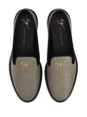 GIUSEPPE ZANOTTI Tim Loafers - Grey