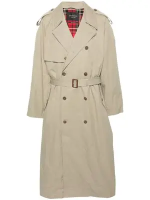 Balenciaga Belted Maxi Trench Coat