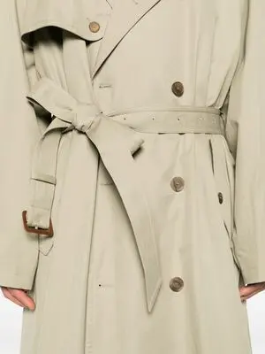 Balenciaga Belted Maxi Trench Coat