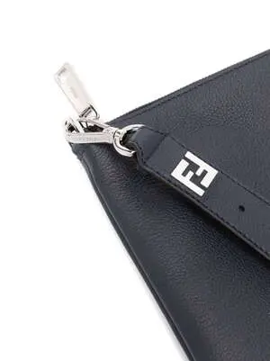 Fendi Leather Shoulder Bag - Blue