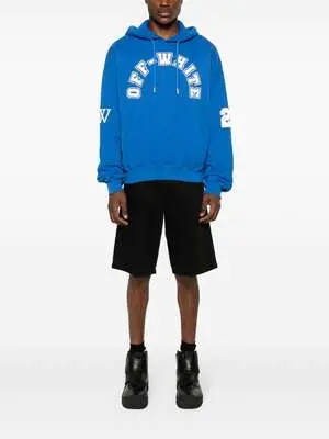Off-White Football Logo-print Hoodie