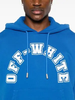Off-White Football Logo-print Hoodie