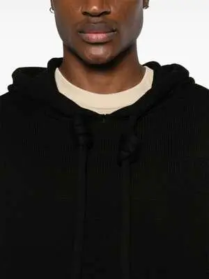 Off-White Embossed-logo Knitted Hoodie