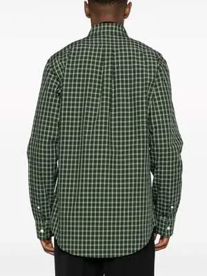Givenchy 4g Motif-embroidered Checked Shirt