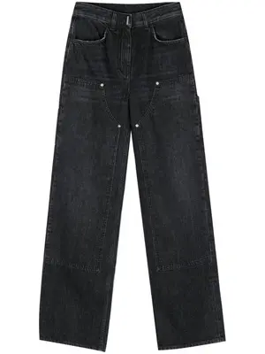 Givenchy Mid-rise Wide-leg Jeans