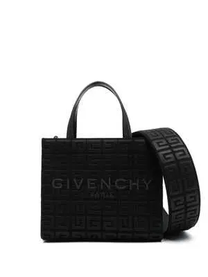 Givenchy Mini 4g-embroidered Tote Bag - Black