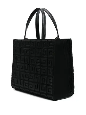 Givenchy Mini 4g-embroidered Tote Bag - Black