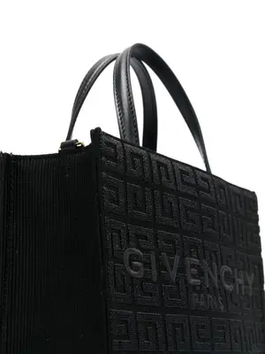 Givenchy Mini 4g-embroidered Tote Bag - Black