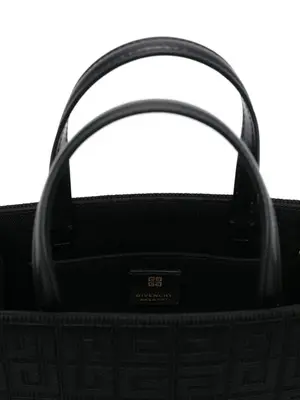 Givenchy Mini 4g-embroidered Tote Bag - Black