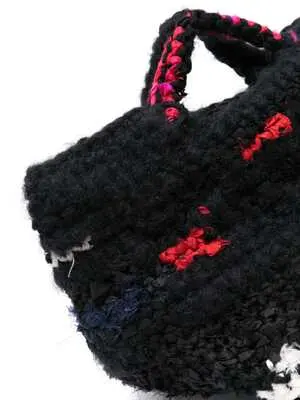 Daniela Gregis Crochet Tote Bag In Black - 15% Off | Editorialist