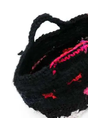 Daniela Gregis Crochet Tote Bag In Black - 15% Off | Editorialist