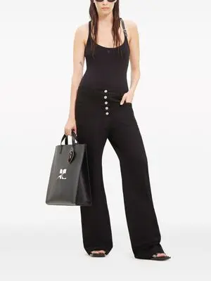 COURREGES Low-rise Wide-leg Jeans