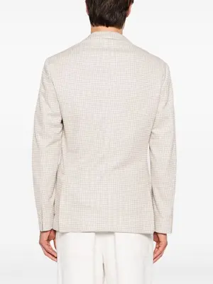 BOSS Houndstooth Single-breasted Blazer