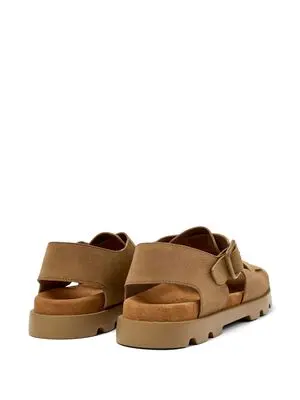 Camper Brutus Buckled Suede Sandals