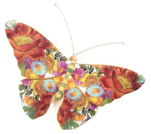 MACKENZIE-CHILDS Flower Market Butterfly Wall D Ecor - One-color