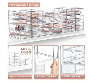 SORBUS 30-drawer Acrylic Organizer For Makeup