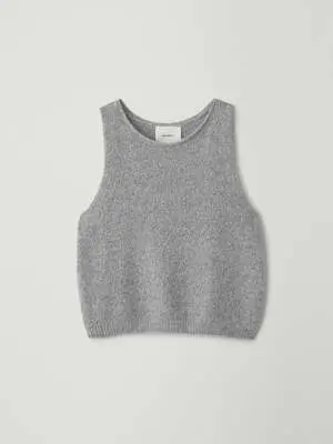 LISA YANG STORE The Devine Knit Top - Cloudy
