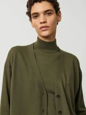 LISA YANG STORE Cia Cashmere Cardigan - Moss