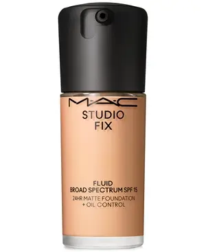 MAC COSMETICS Studio Fix Fluid Spf 15 24hr Matte Foundation + Oil Control N6.5 (peachy Beige With Neutral Underton