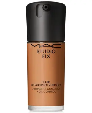 MAC COSMETICS Studio Fix Fluid Spf 15 24hr Matte Foundation + Oil Control Nc46 (deep Bronzed With Neutral Underton