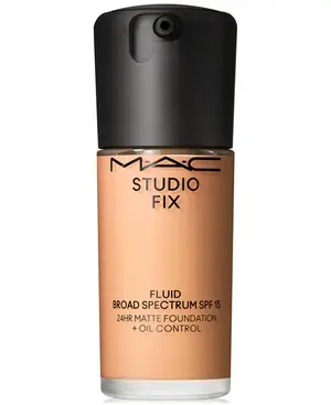 MAC COSMETICS Studio Fix Fluid Spf 15 24hr Matte Foundation + Oil Control Nw18 (beige With Neutral Undertone For L