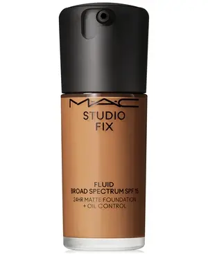 MAC COSMETICS Studio Fix Fluid Spf 15 24hr Matte Foundation + Oil Control Nw40 (toasted Beige With Rosy Undertones